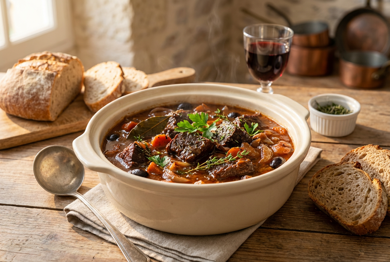 Recette daube provençale - Nature Viande